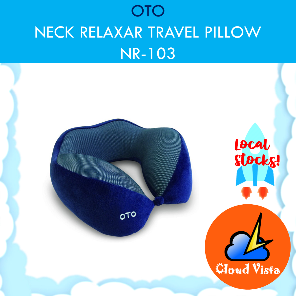 OTO Neck Relaxar NR-103 Travel Pillows with Pouch Travel Accessory | Shopee Singapore
