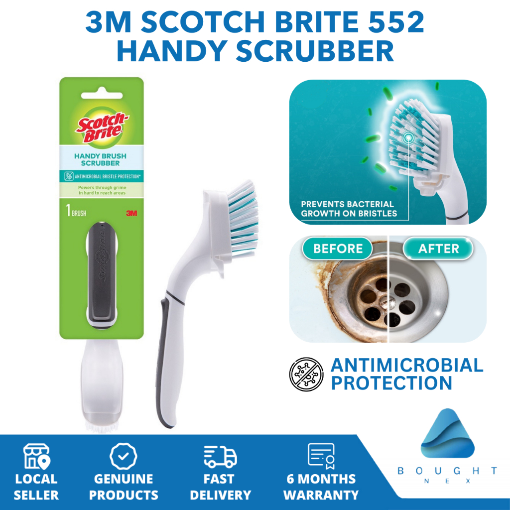 3M Scotch Brite 552 Handy Scrubber Efficient Deep Cleaning Tool with ...