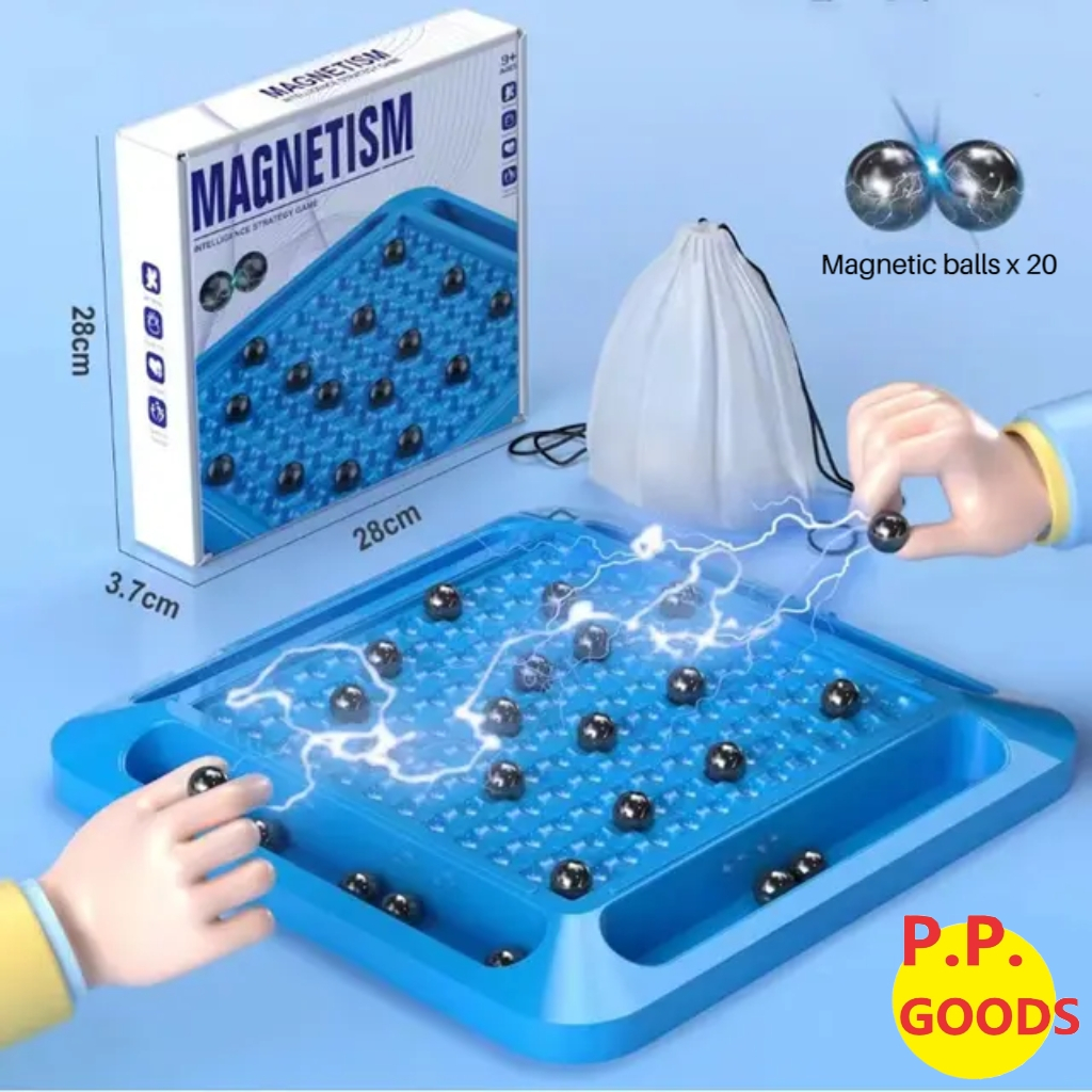 Magnetic Chess Game, 2024 New Magnet Stone Board Game, Fun Table Top ...