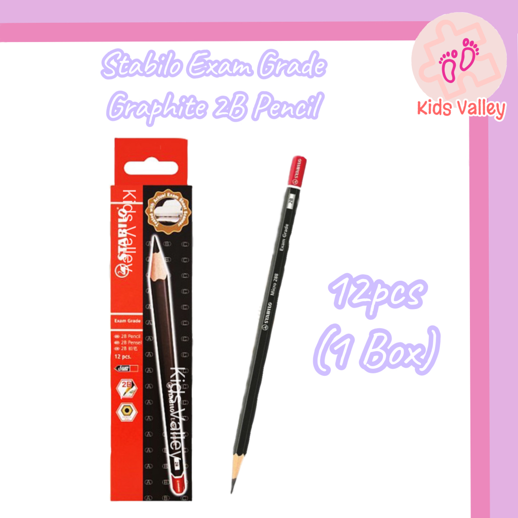 Stabilo Exam Grade Graphite 2B Pencil 12pc / Box *SG READY STOCK ...