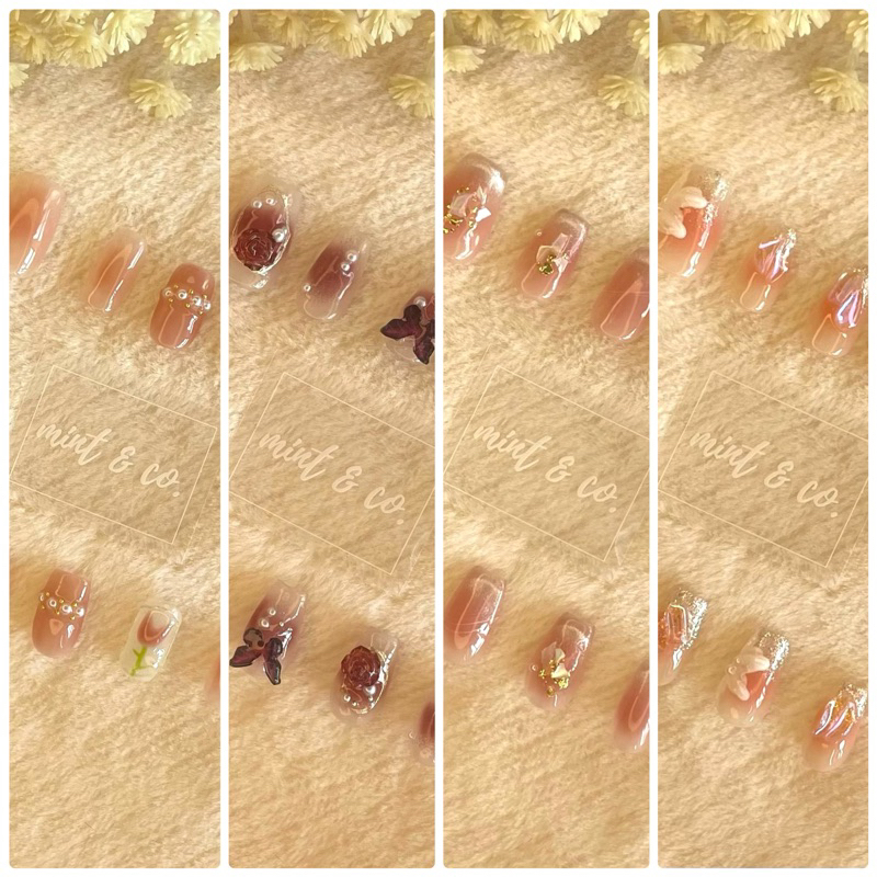 Mint & Co. Press-on Nails Medium Length | Shopee Singapore
