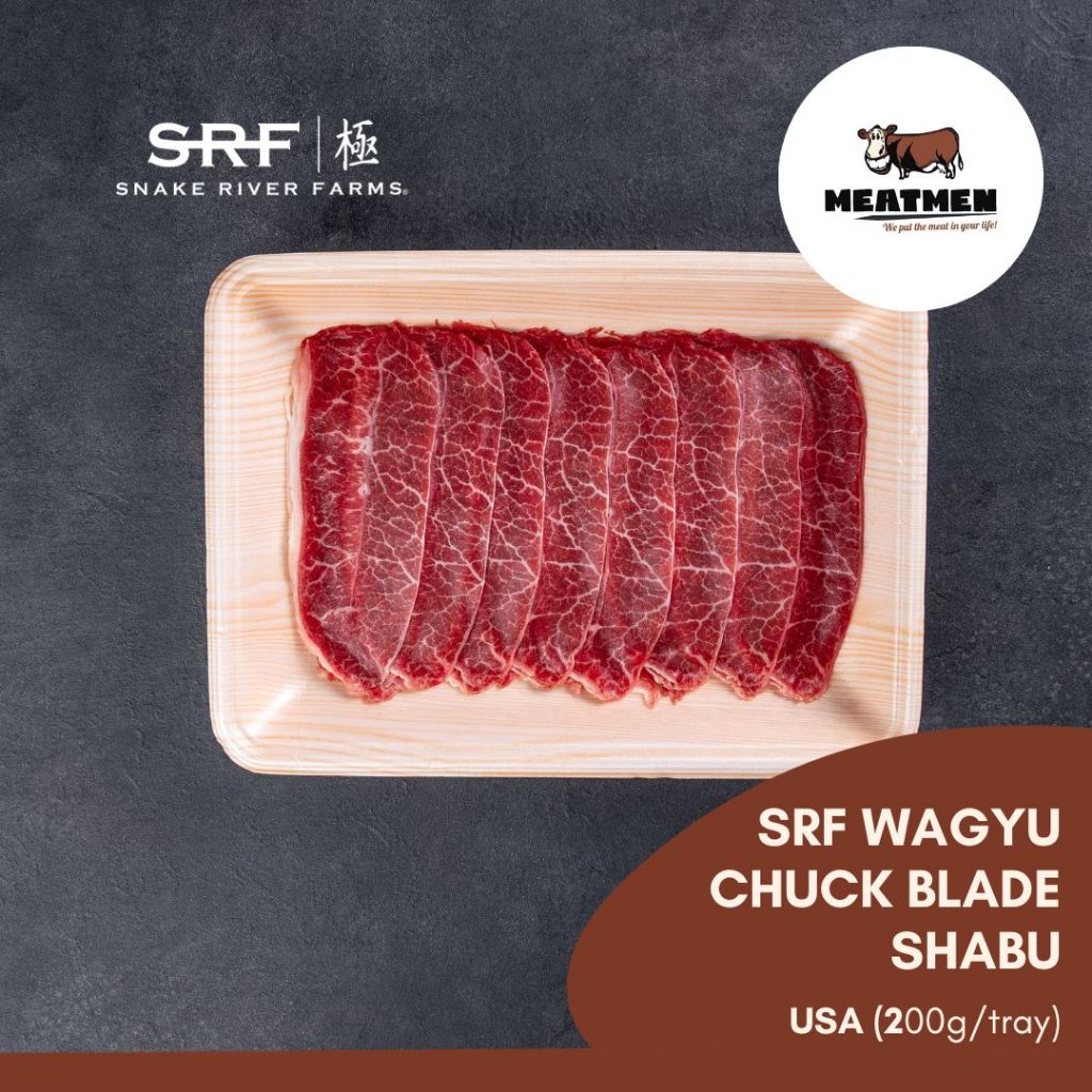[FROZEN] SNAKE RIVER FARMS WAGYU CHUCK BLADE SHABU GOLD GRADE (200g ...