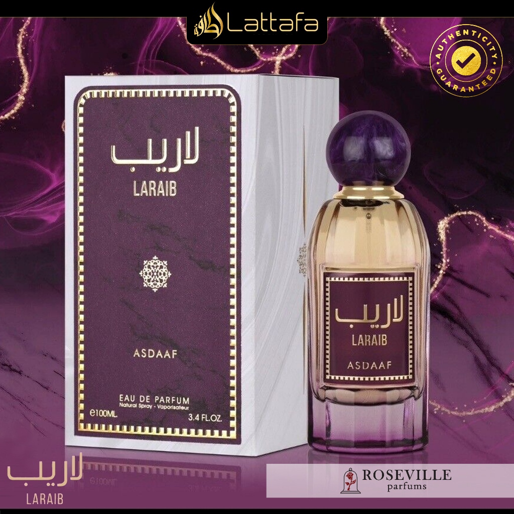 LATTAFA ASDAAF Laraib 100ml (Original Made in UAE) Arabic Spray Unisex ...