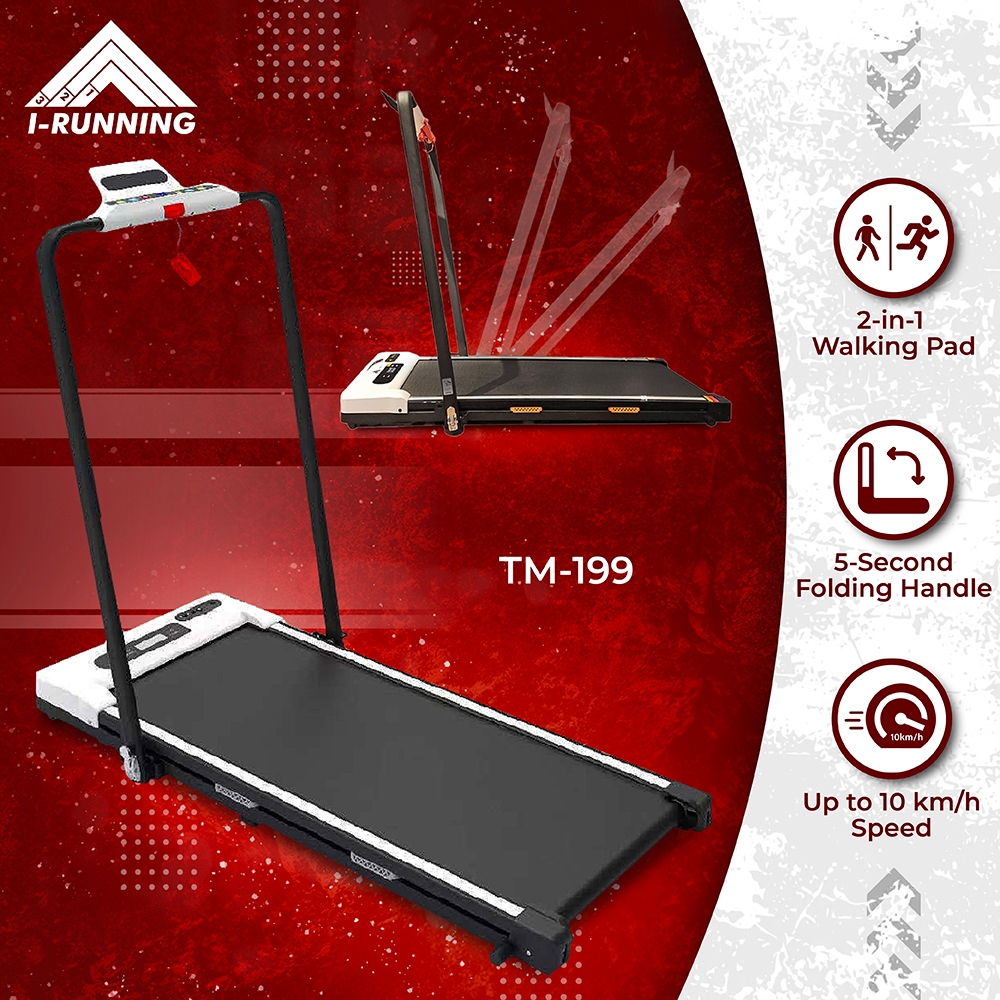 IRunning I-WALK PRO TM-199 TM289 TM299 Treadmill ★ 1-10km/h ★ WalkingPad ★ Jogging ★ Running ...