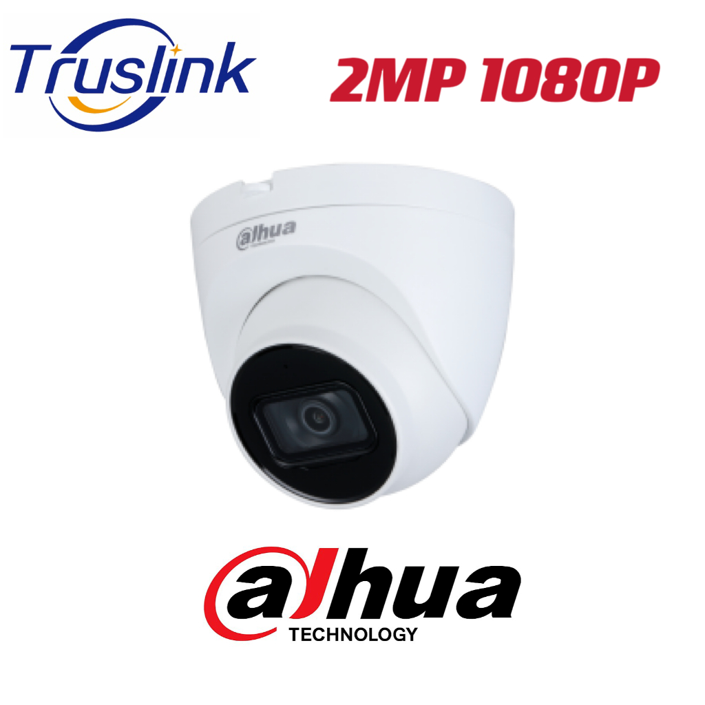 【SG Seller】Truslink Original DAHUA IPC-HDW2230T-AS-S2 2MP IR Eyeball Network Camera WizSense ...