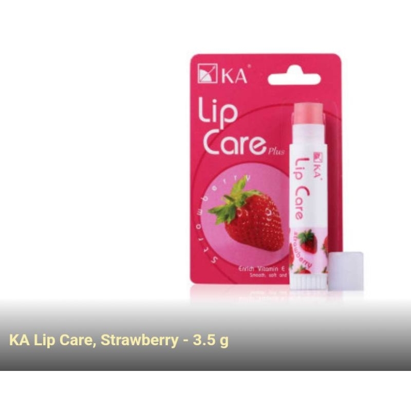 KA Lip Care Strawberry 3.5g | Shopee Singapore
