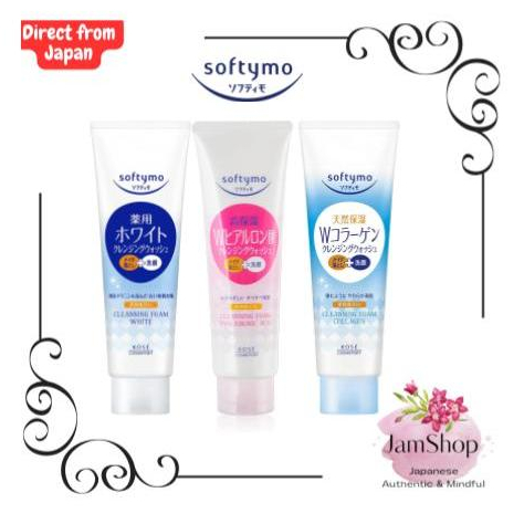 Kose Softymo Cleansing Wash 190g / White / Hyaluronic Acid / Collagen 【Direct from Japan ...