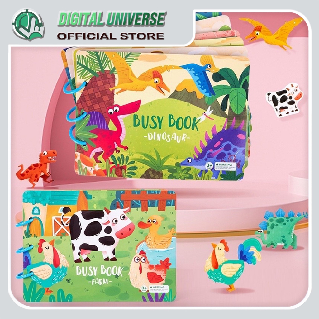 (SG Seller) Quiet Book Busy Book Early Activity Book Learning Puzzle ...