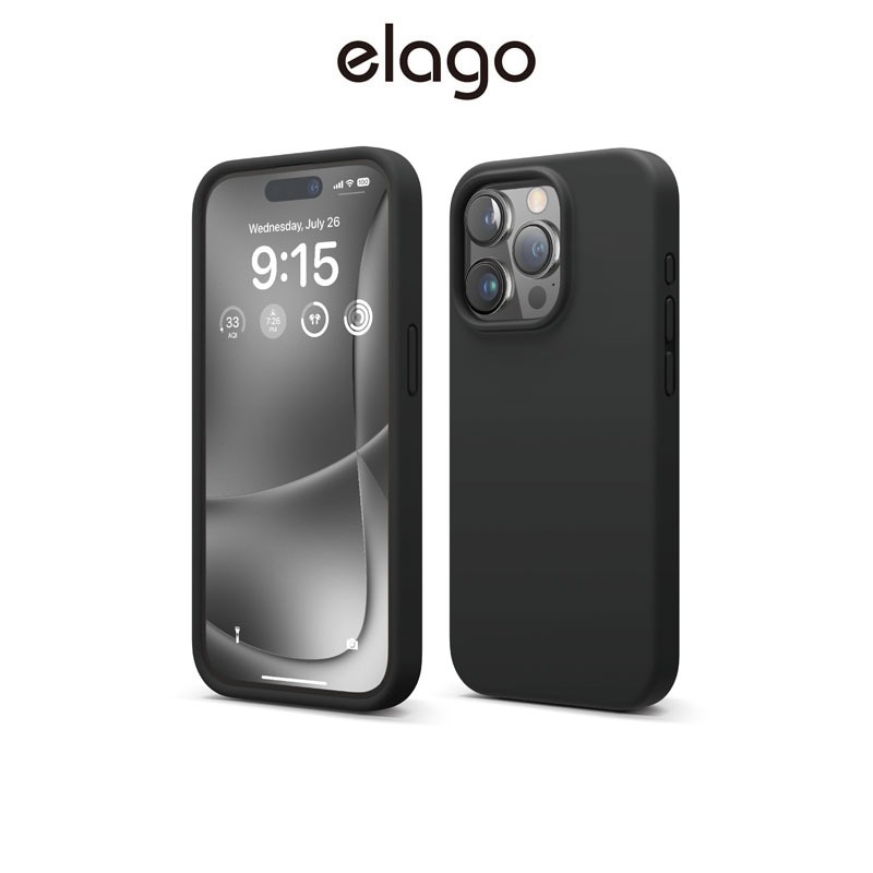 elago Premium Liquid Silicone case Compatible for iPhone 15 Pro Case, 25 Colors, Full Body ...
