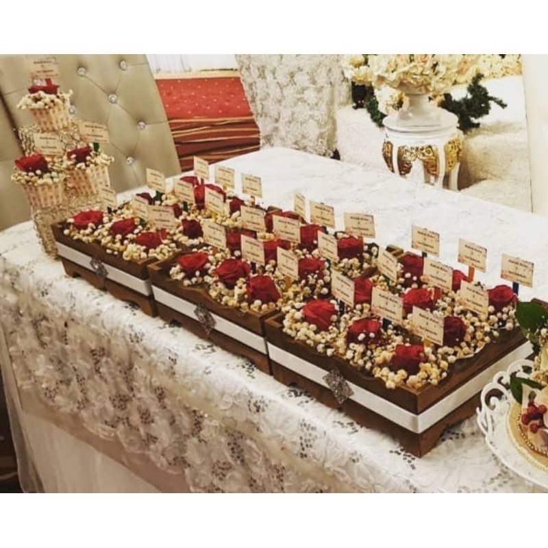 30 pcs Bekas Bunga Rampai lengkap, bekas bunga rampai. | Shopee Singapore