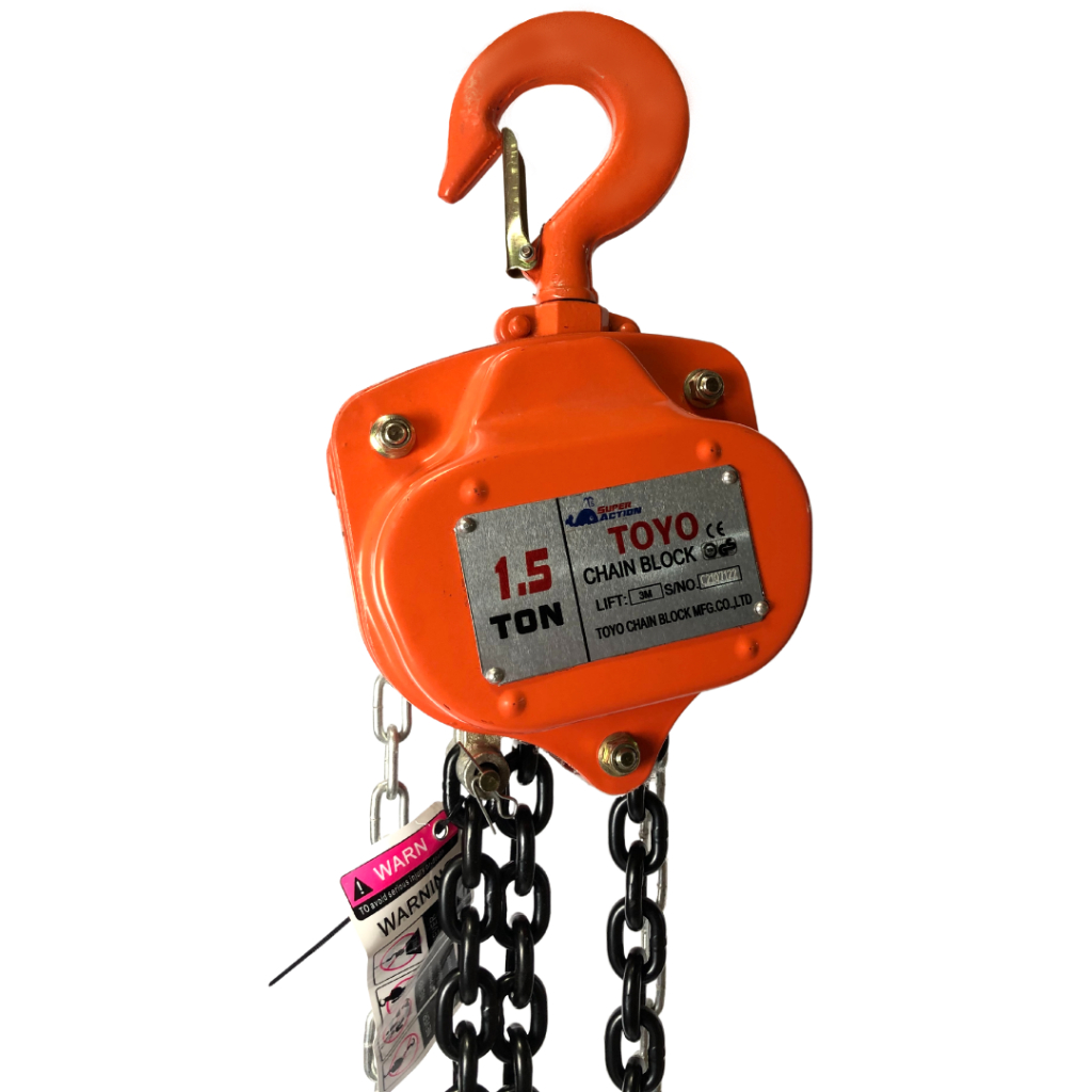 [SG STOCK] TOYO CHAIN BLOCK MANUAL LIFTING CHAIN HOIST 0.5 TON - 5 TON ...