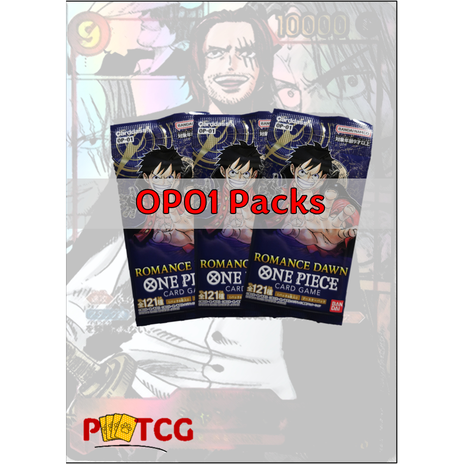 OP01 Packs/ One Piece [OP-01]: Romance Dawn Packs | Shopee Singapore
