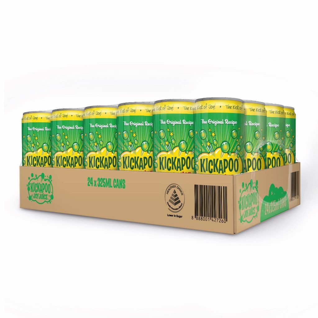 Kickapoo Joy Juice Citrus Flavored Carbonated Drink - Case (24 x 325ml ...