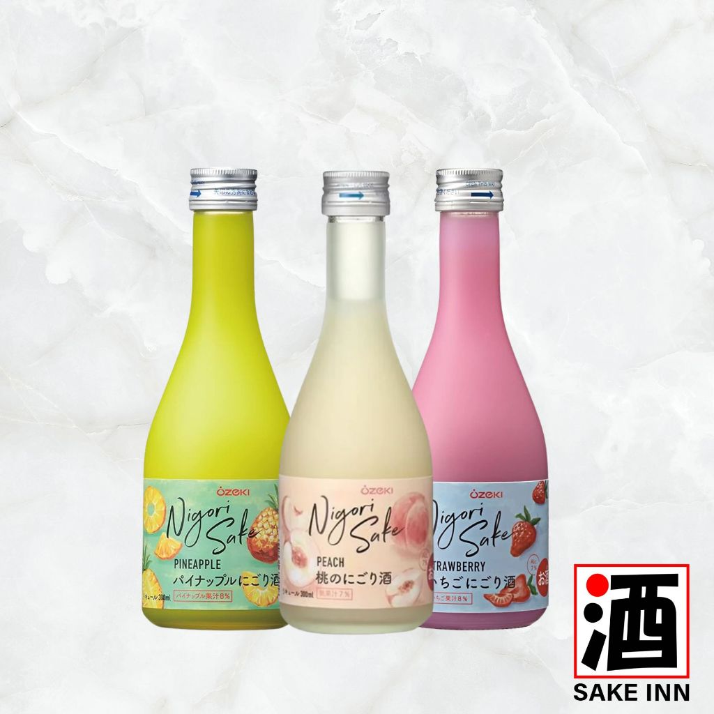 Ozeki Strawberry / Pineapple / Peach Nigori Sake 300ml | Shopee Singapore