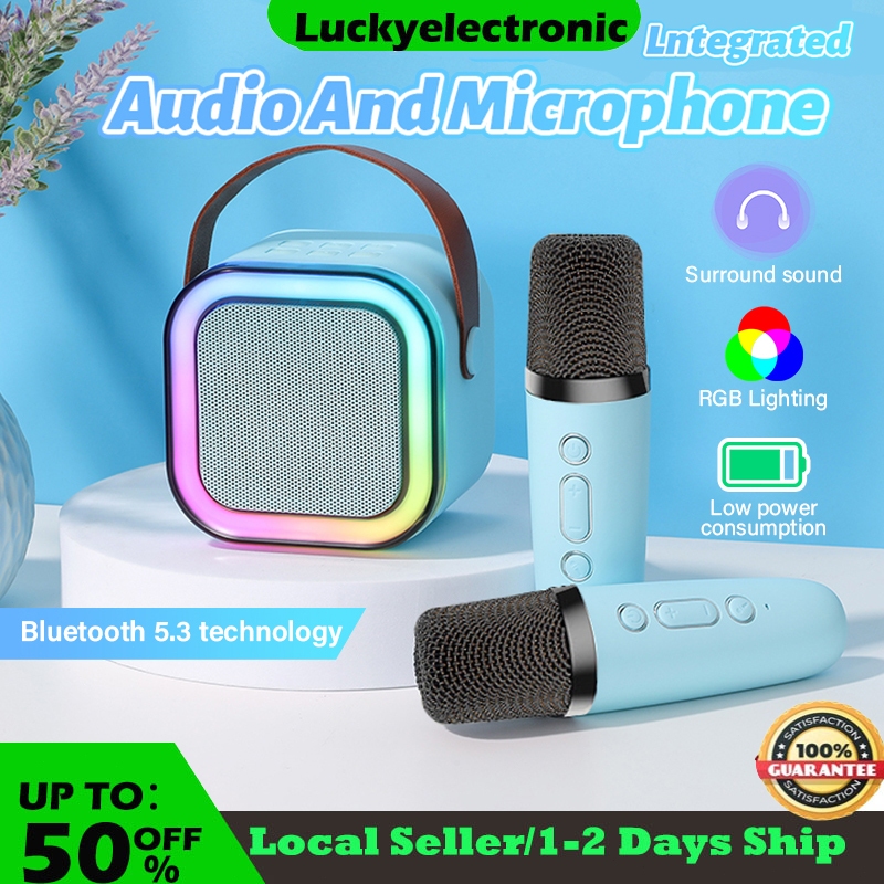 【SG 24H SHIP】Mini Wireless Mic Outdoor Portable Karaoke Home KTV ...