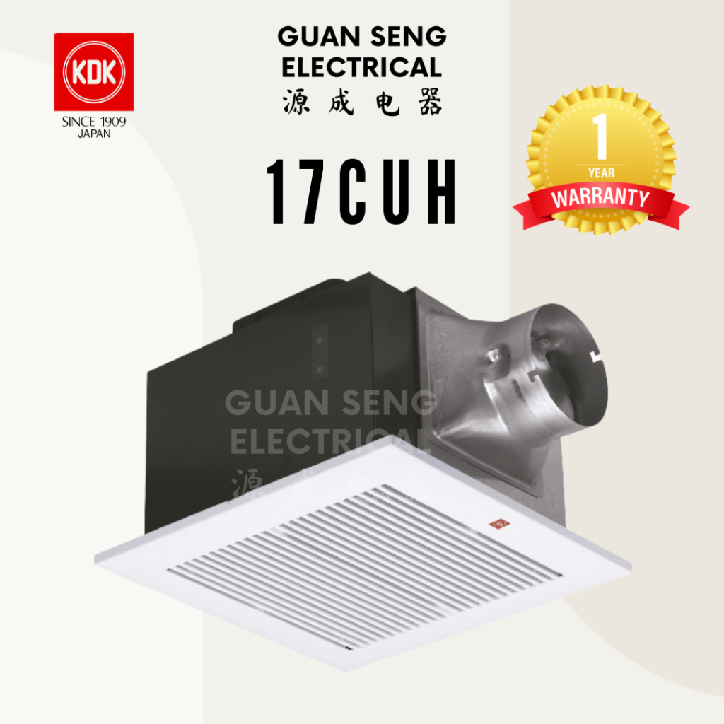 [SG Seller] KDK 17CUH 24CUH Ceiling Mounted Ventilation Fan Exhaust Fan ...