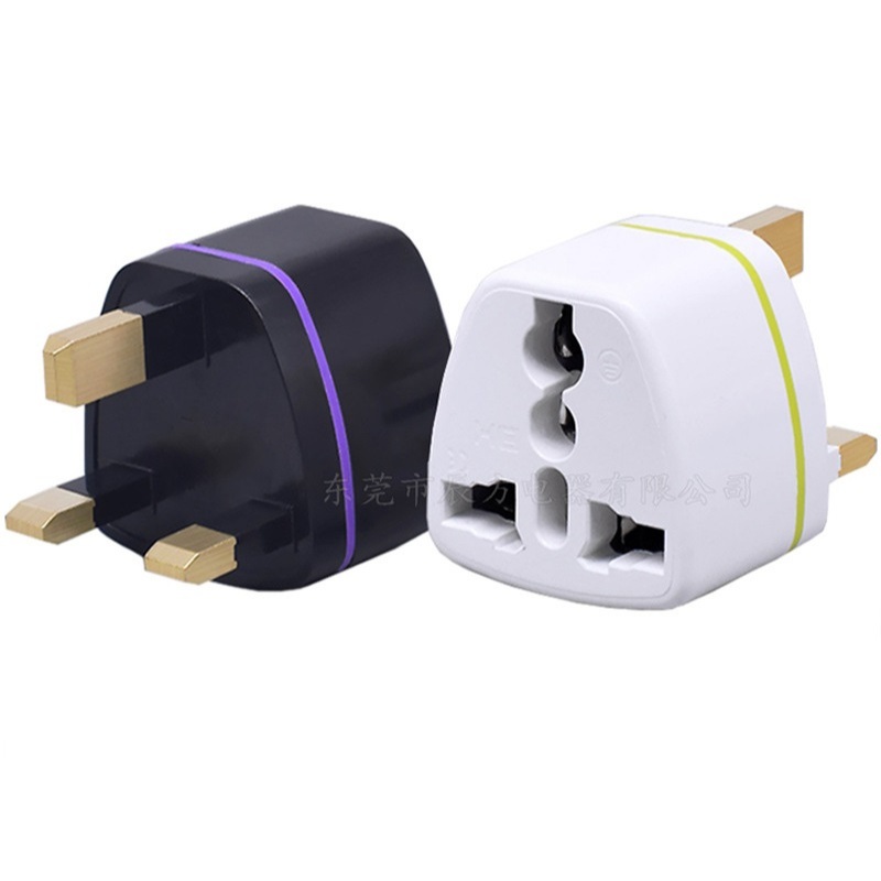 Travel Adapter 3 Pin Plug Converter to SG/MY/HK. 220-240V 10A | Shopee ...