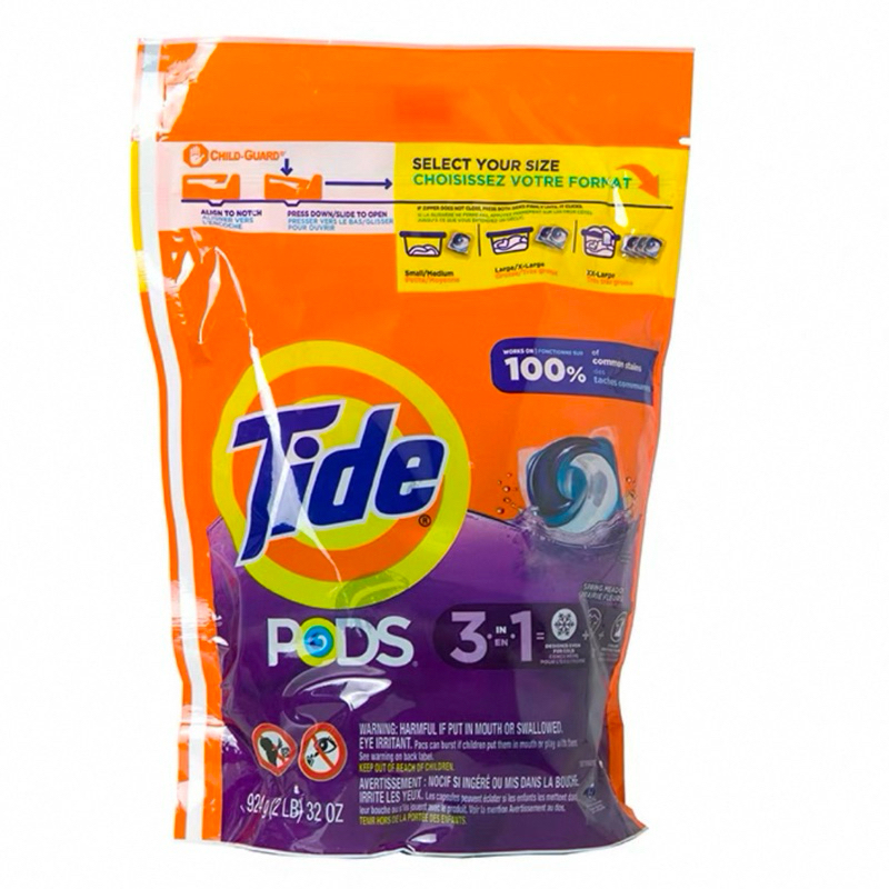 🔥Ready Stock🔥Tide PODS Liquid Laundry Detergent Pacs, Spring Meadow (39 ...