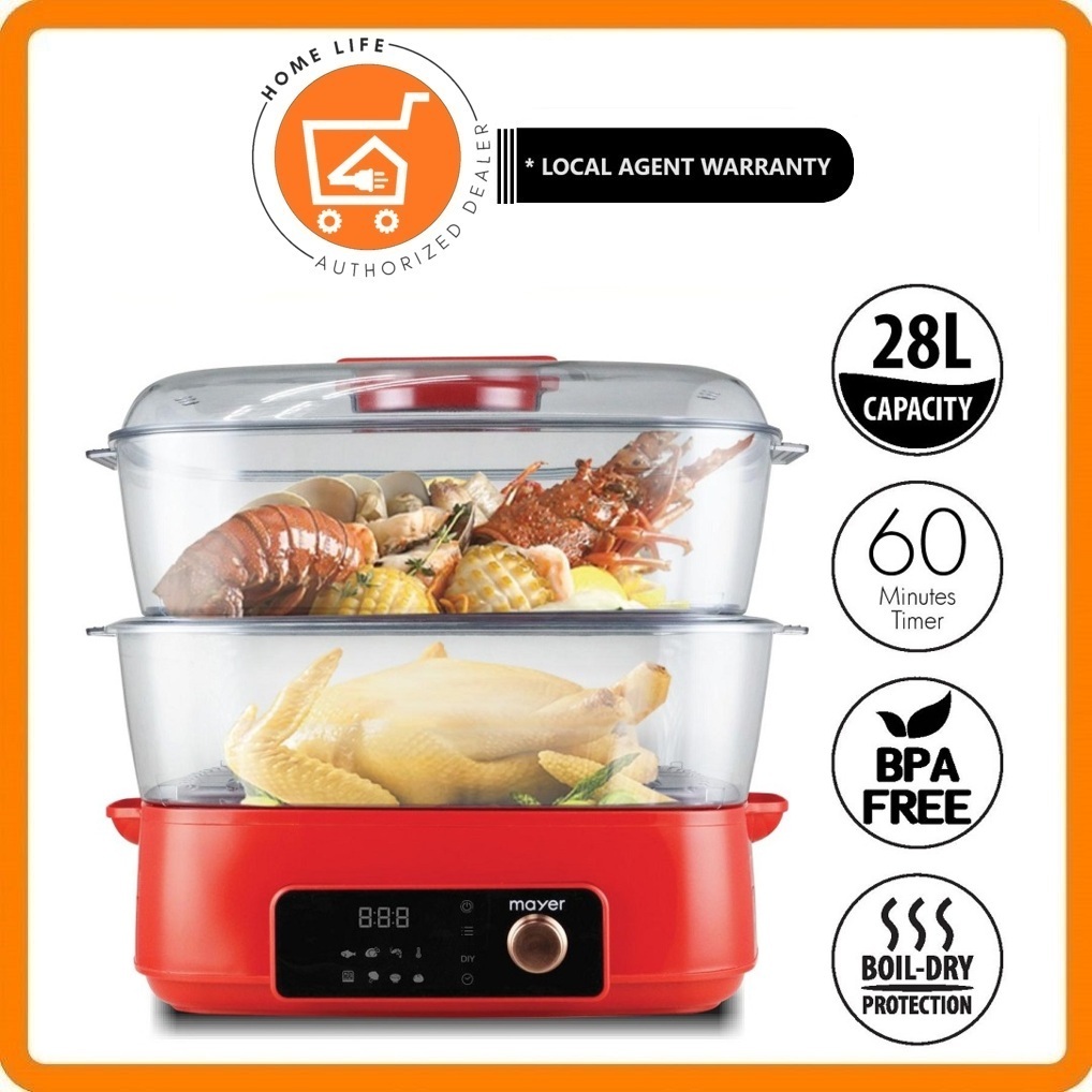 Mayer MMFS280D Digital Food Steamer 28L | Shopee Singapore