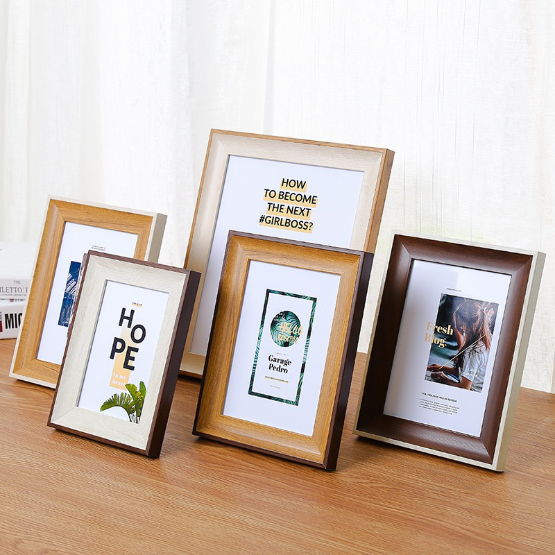SG Stock Simple Thick Border Wooden Photo Frame Tabletop Display ...