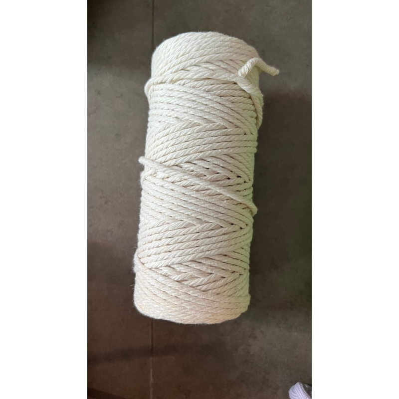 3mm Diameter 100m roll Cotton Twine 3mm Diamter String Macrame Hobby ...