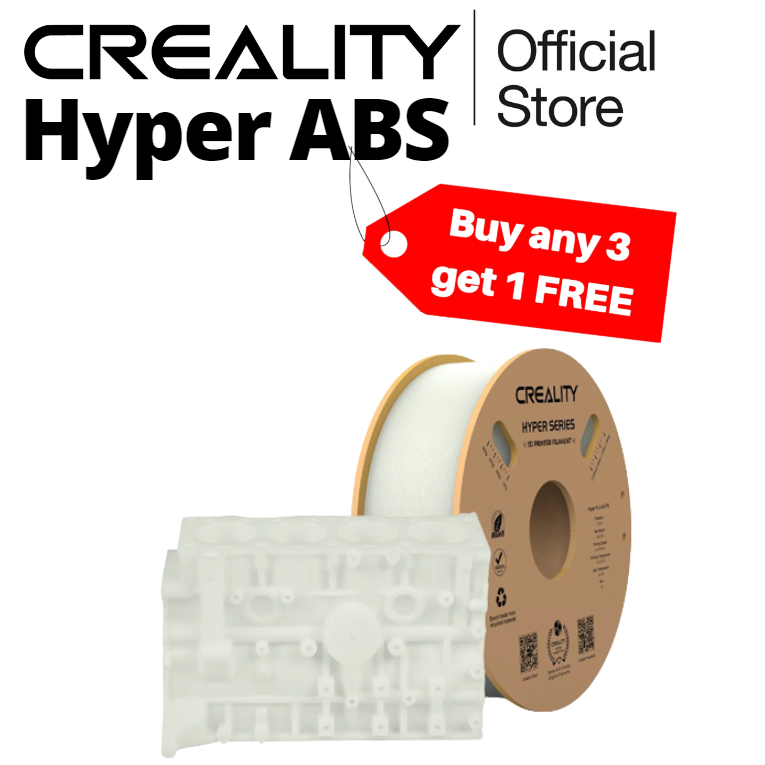 Creality Hyper ABS Filament 1.75mm for K1 Max, 3D Printer Filament ABS ...