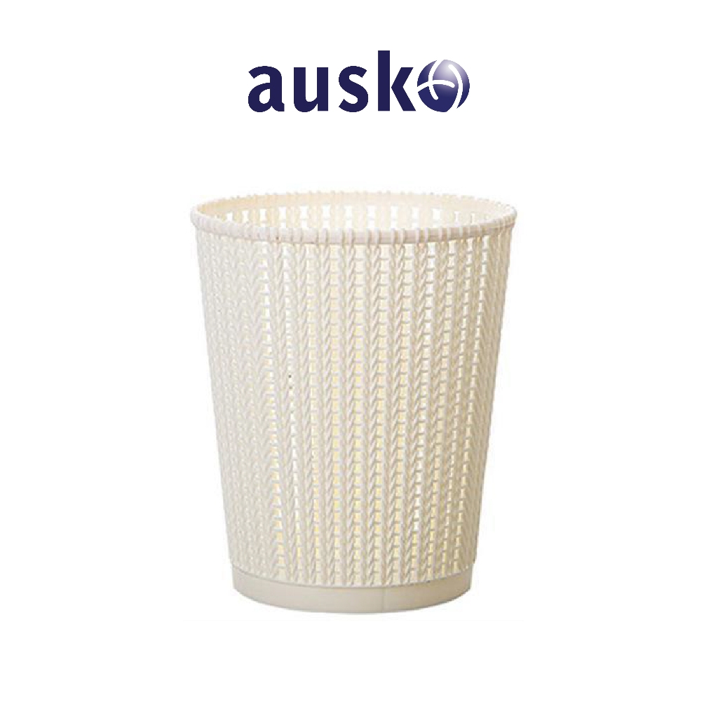 Weaving Rattan Dustbin | 8L | Multiple Colours | Trash Bin | Dustbin ...