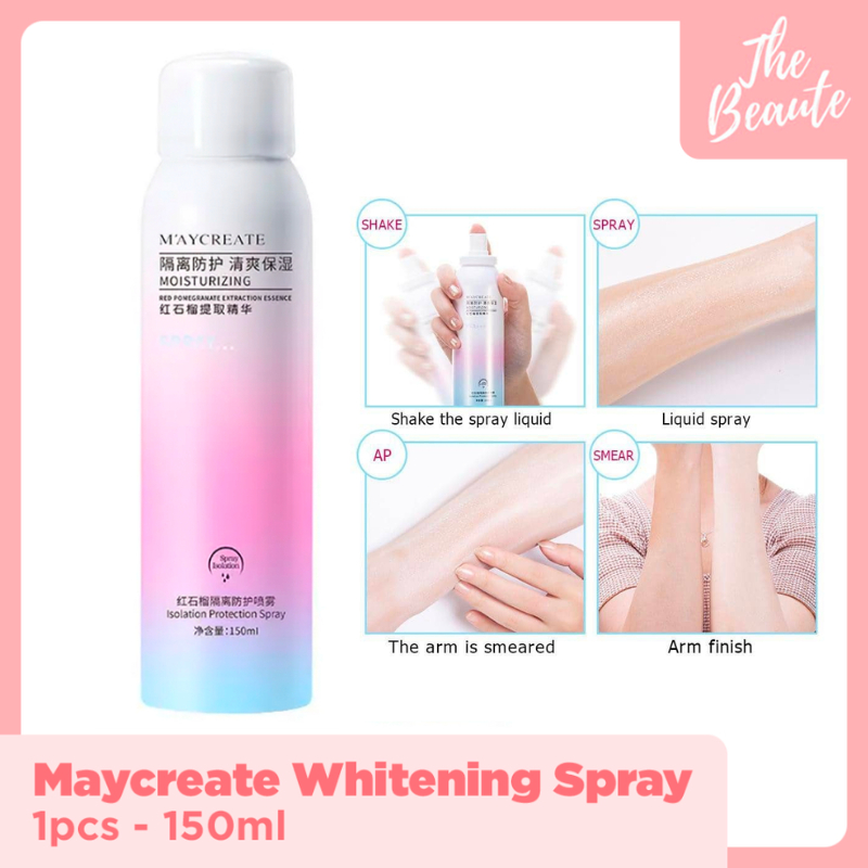 MAYCREATE Moisturizing Whitening Sunscreen Isolation Protection Spray ...