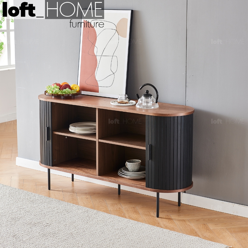 Loft Home Modern Wood Storage Cabinet HARPER | Shopee Singapore