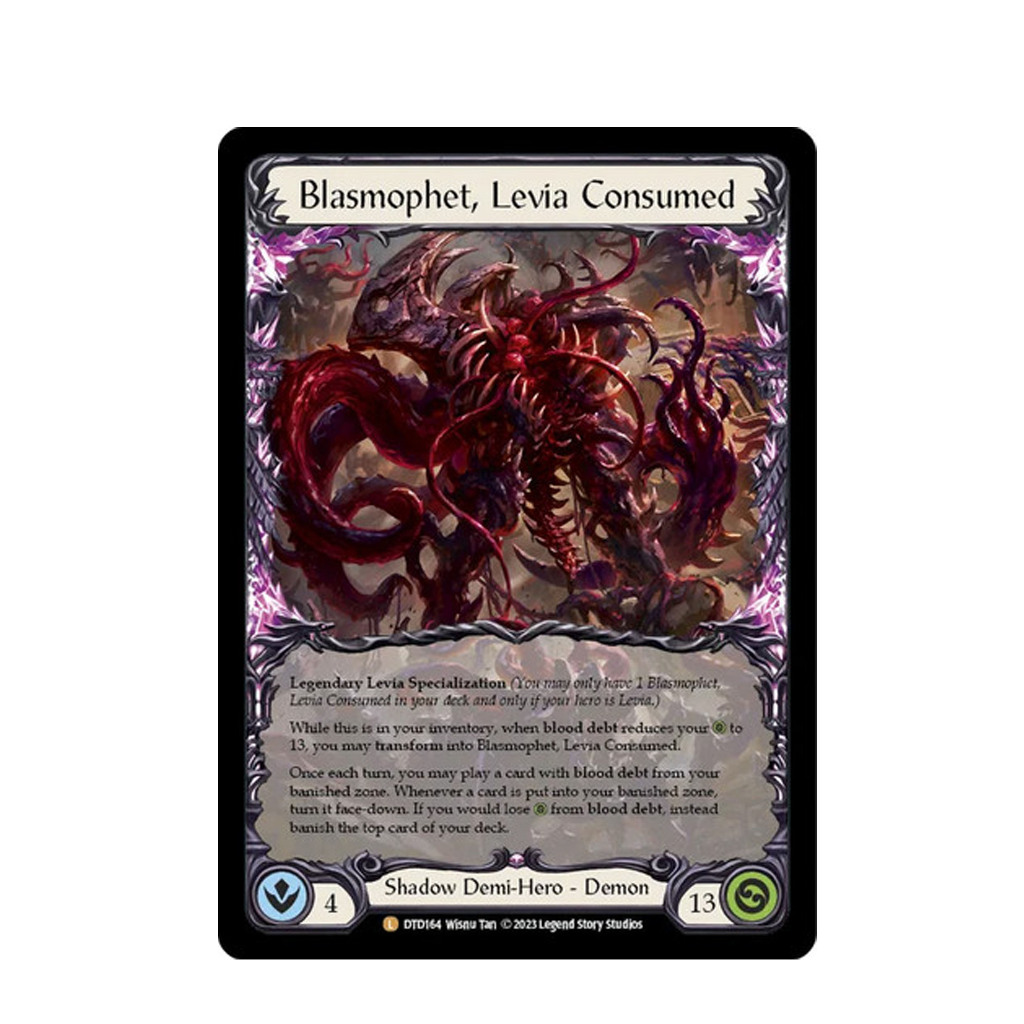 Flesh and Blood - Blasmophet, Levia Consumed // Levia, Redeemed Card ...
