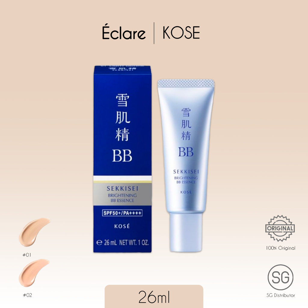 Kose SEKKISEI Brightening BB Essence 26ml - BB Cream (SPF50+) | Shopee Singapore