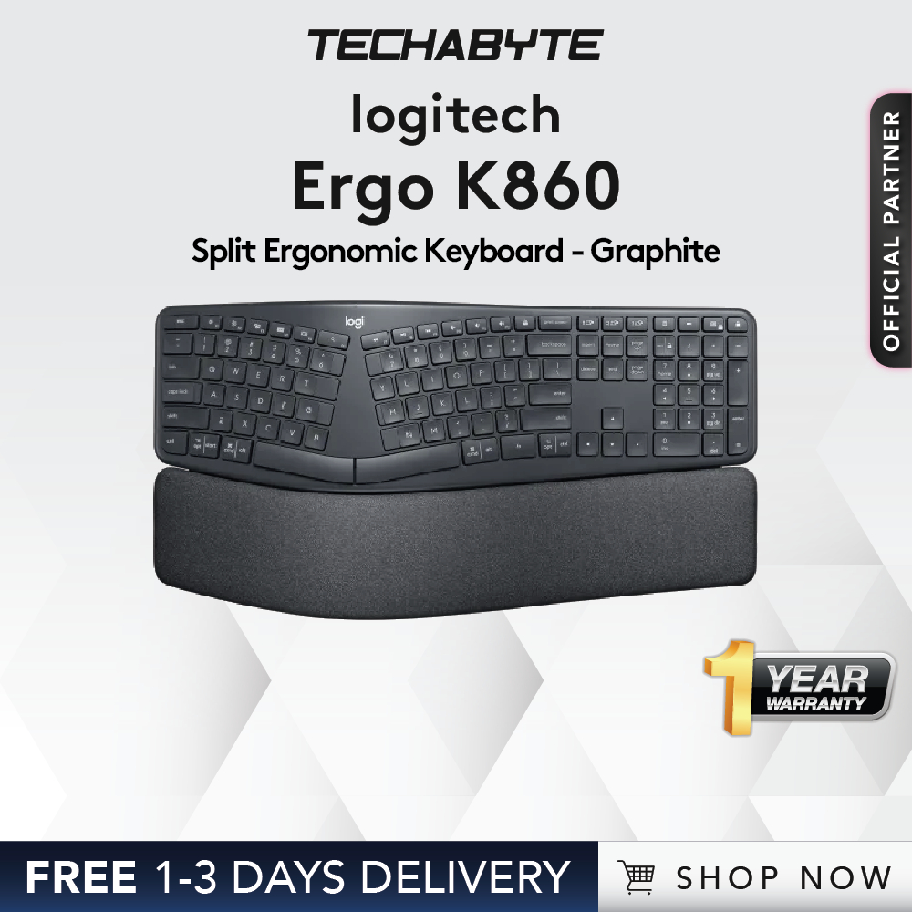 Logitech ERGO K860 Wireless Split Keyboard | Shopee Singapore