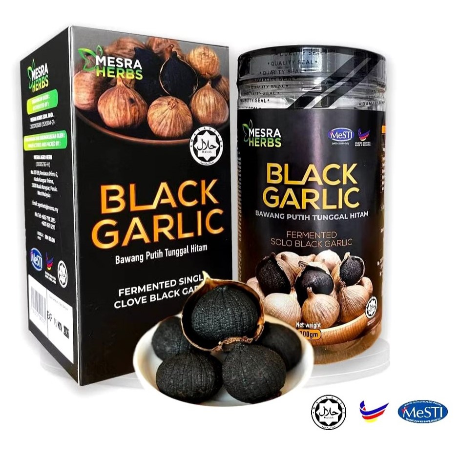 Mesra Herbs Black Garlic Fermented Solo Black Garlic and Products ...