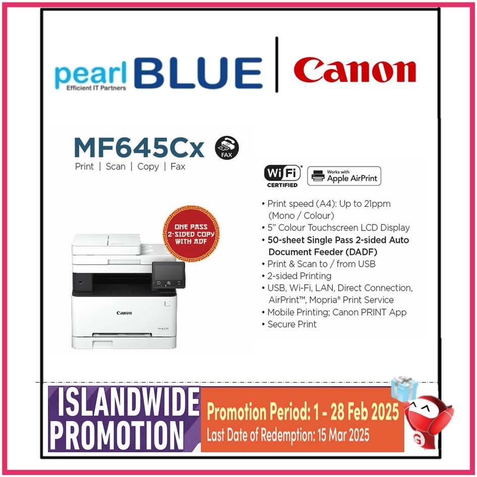 Canon imageCLASS MF645Cx Experience Quality Performance w/ this 4-in-1 ...