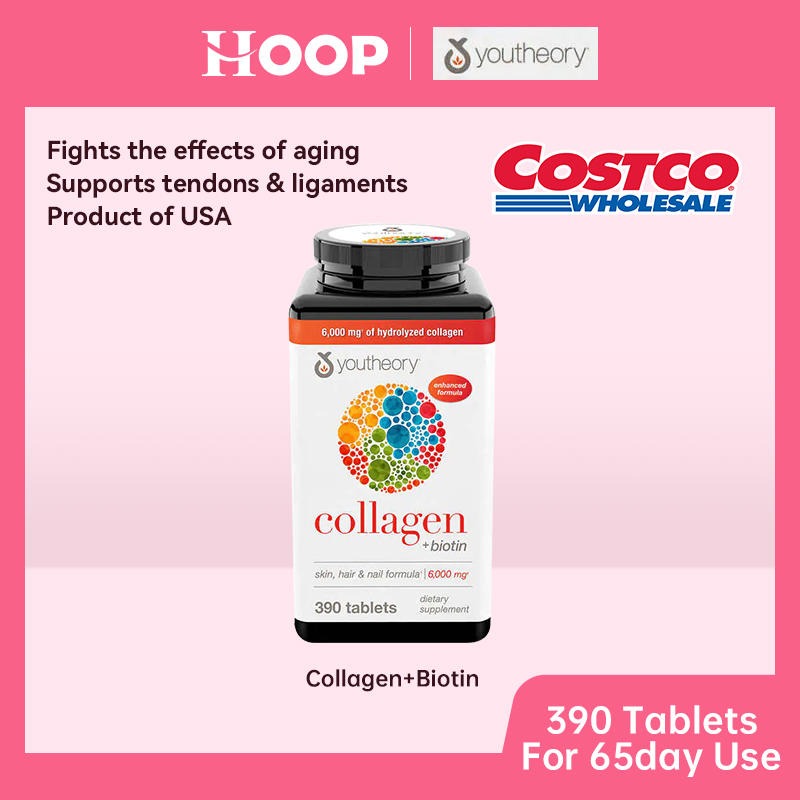 EXP:5/2025 Youtheory Collagen Advanced Formula 390 Tablets Women ...