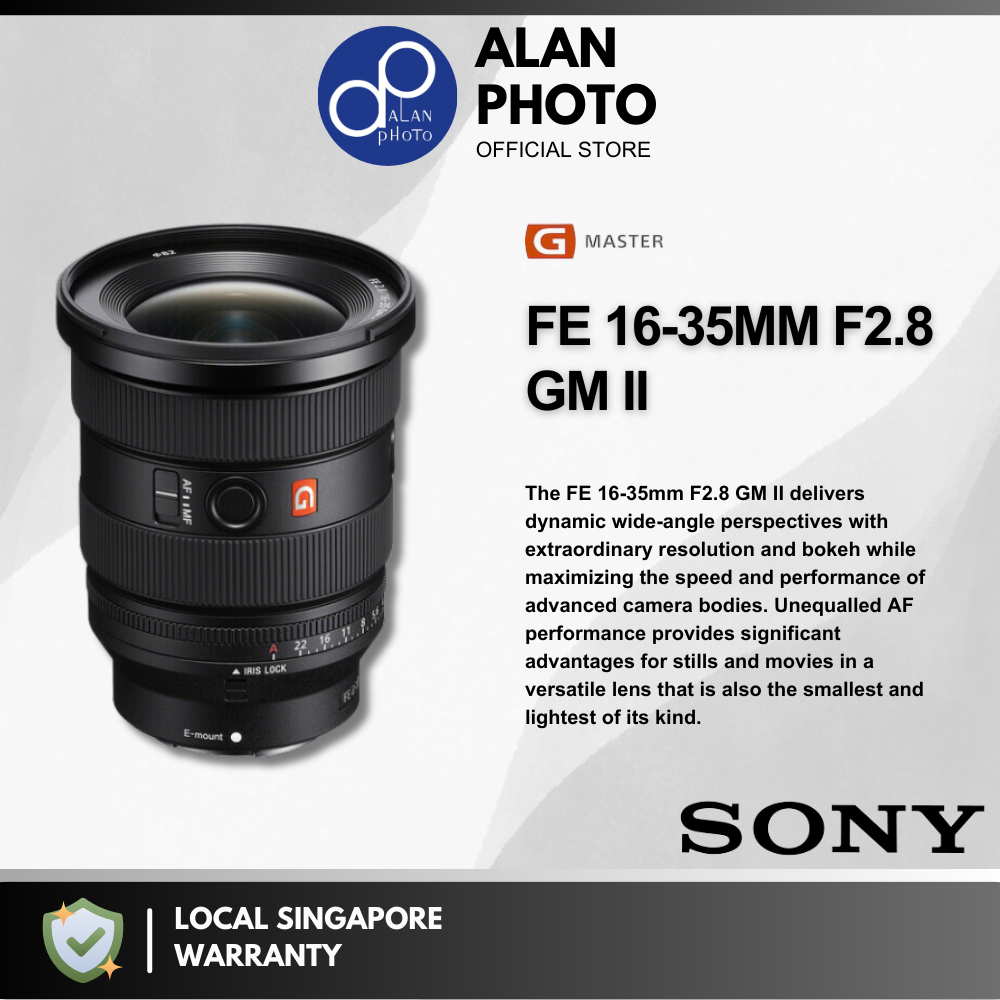 Sony FE 16-35mm F2.8 GM II Lens [SEL1635GM II] for Sony FE | Sony ...