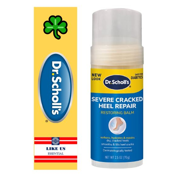 ☘️2.5oz (70g) Exp 05/2025 Dr. Scholl's Cracked Heel Repair Balm , with 25% Urea for Dry Cracked ...