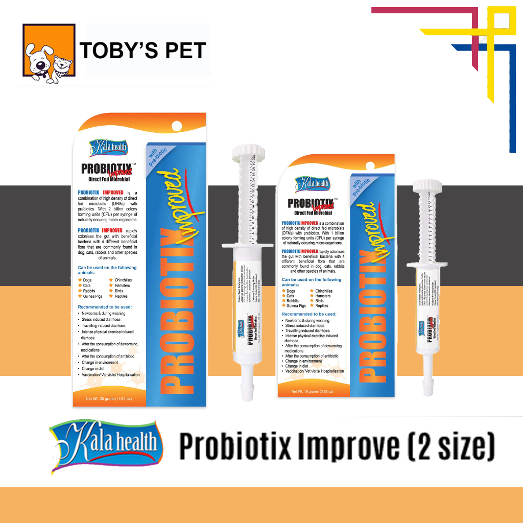 Kala Health Probiotix Improved Pet Supplements (2 Sizes)FEB 2026 expire ...