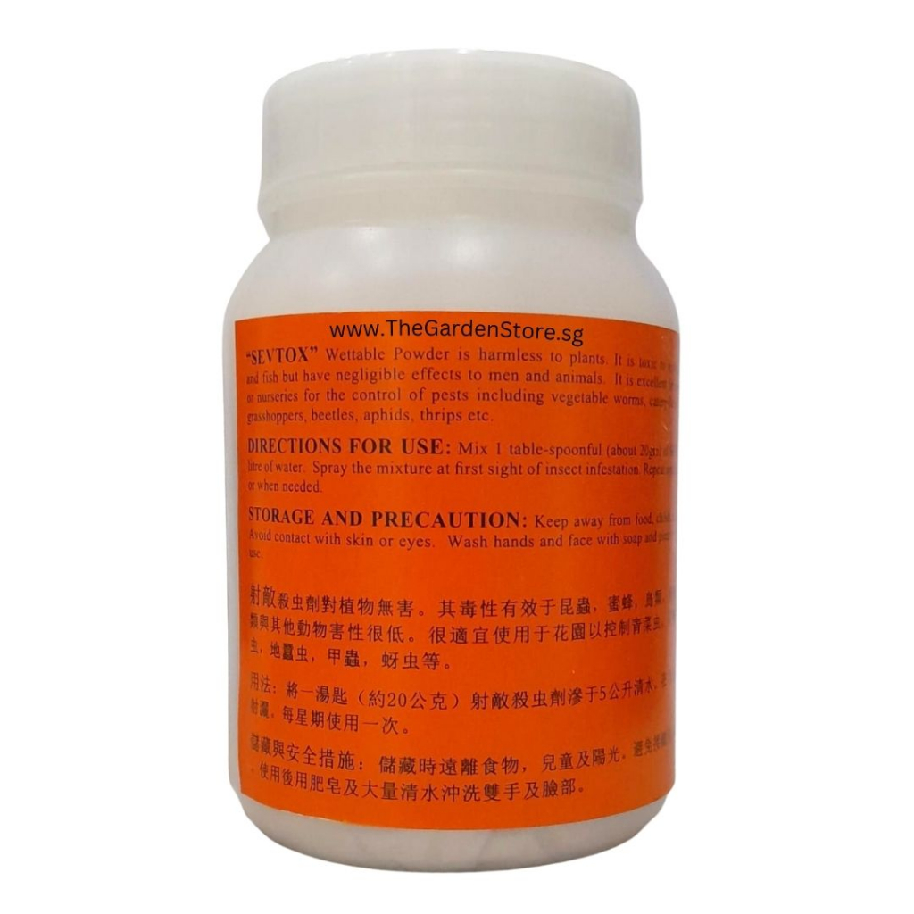 Sevtox Pyrethroid insecticide wettable powder 200GM | Shopee Singapore