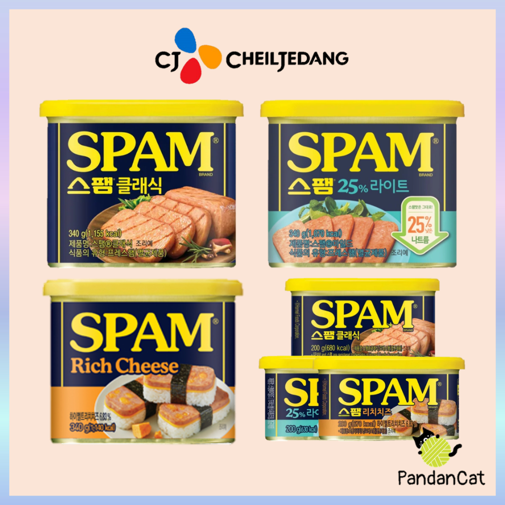 [CJ CheIlJeDang] Spam Classic / Spam Light / Spam Rich Cheese | 200g, 340g | Shopee Singapore