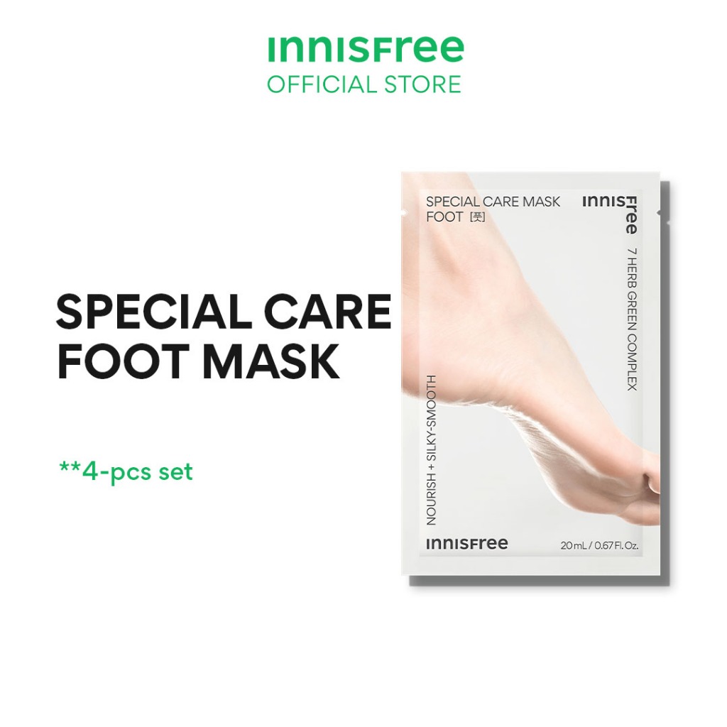 INNISFREE Special Care Mask (Foot) 20ml x 4-pc | Shopee Singapore