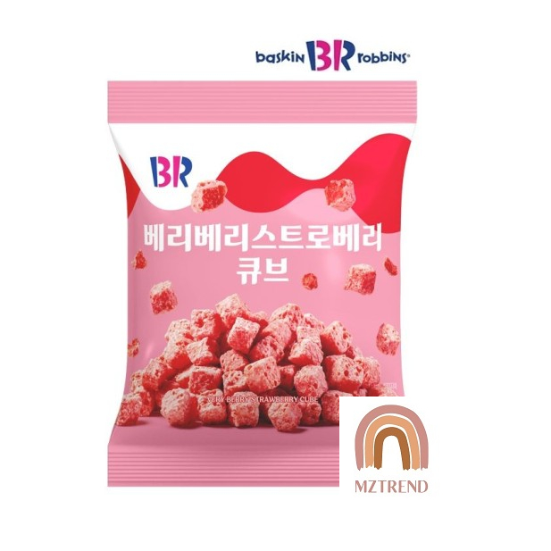 [MZTREND] Baskin Robbins Very Berry Strawberry Cube 52g | Shopee Singapore
