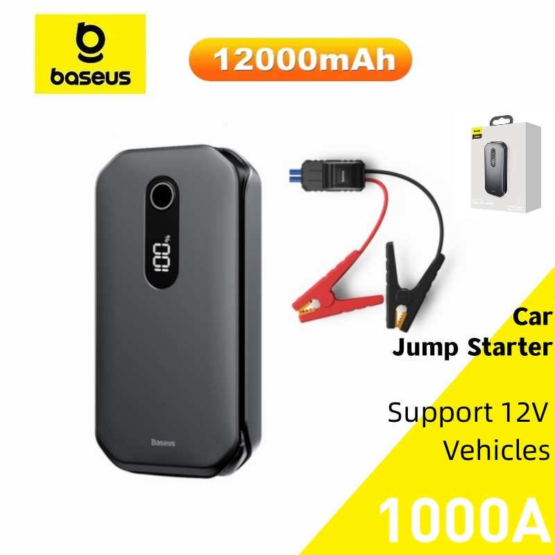 Baseus 12000mAh Car Jump Starter Power Bank 1000A Starting Device ...