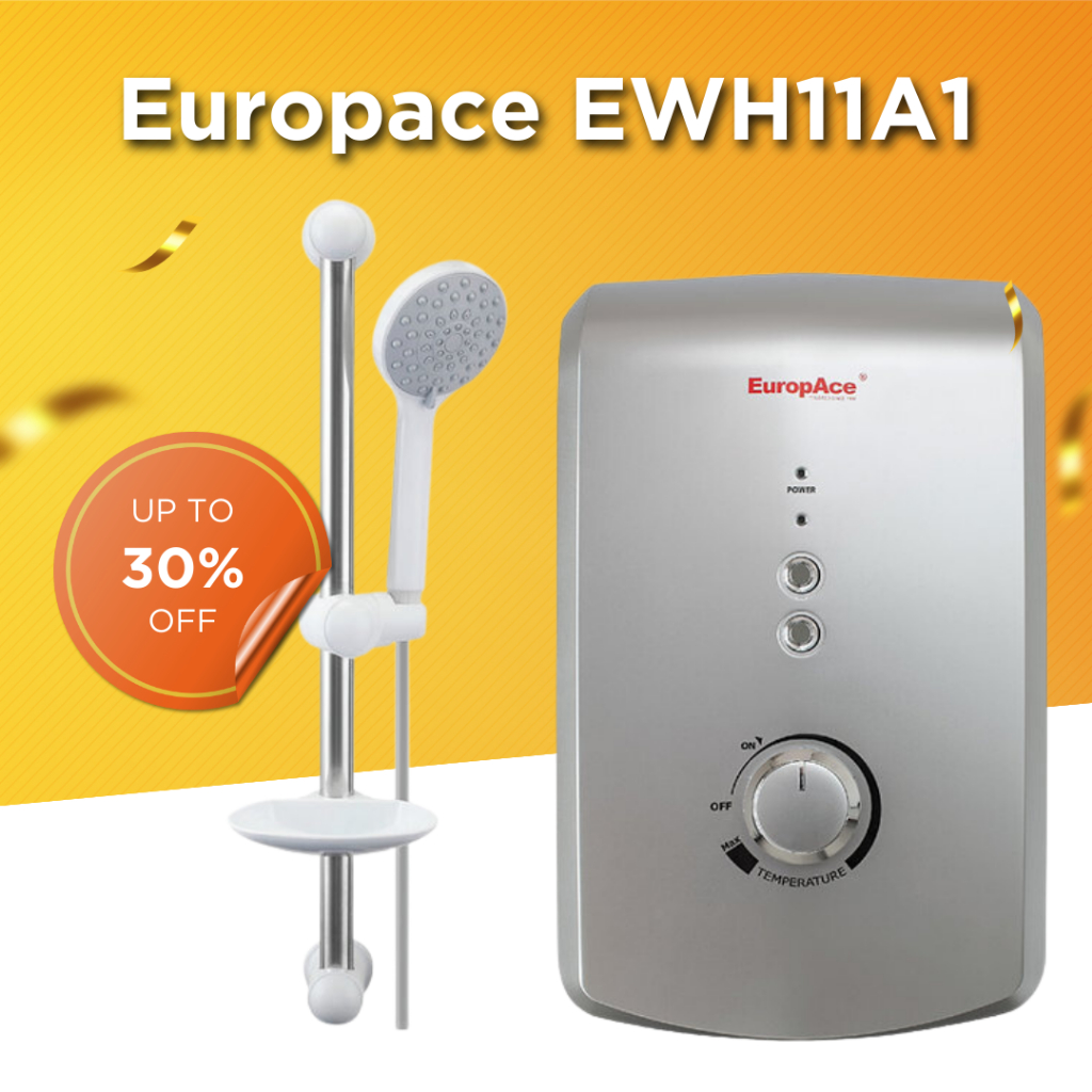 EuropAce Instant Water Heater with Copper Heating Element (EWH 11A1 ...