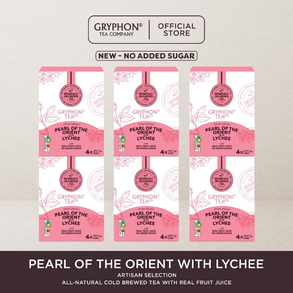 [GRYPHON TEA CO.] Pearl of the Orient with Lychee Cold Brewed Sparkling ...
