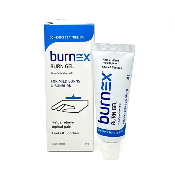 Burnex ~ Burn Gel for Mild Burns & Sunburn ~ 25g (Expiry: 01/2027 ...