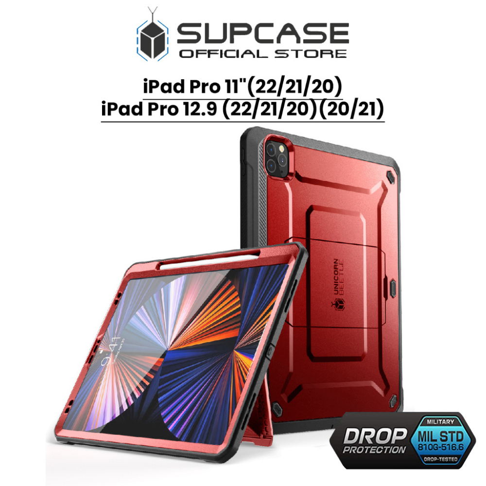 Supcase UB Pro Series Full-Body Rugged Case with Kickstand for iPad Pro ...