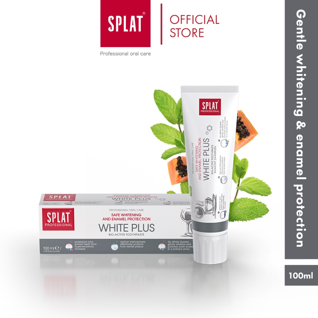 SPLAT Professional Series White Plus Toothpaste 100ml Expiry Nov 2024 ...
