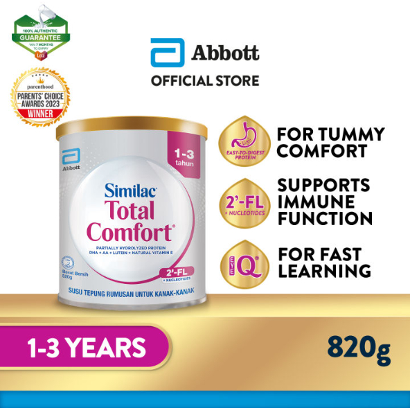 SIMILAC TOTAL COMFORT MILK INTOLERANCE FORMULA TIN (820G X 2) / NEW ...