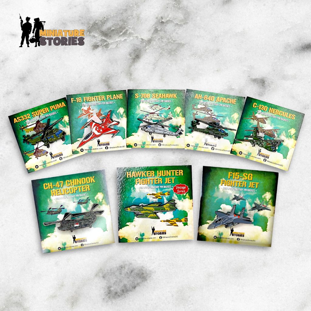 Singapore Airforce RSAF Aircraft Chinook Apache F-16 C-130 F-15 Seahawk ...